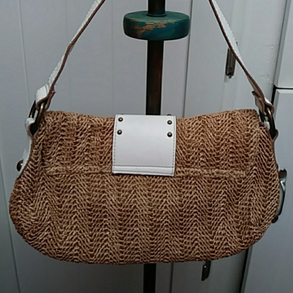 XOXO | Bags | Xo Woven Leather And Brass Shoulder Bag | Poshmark